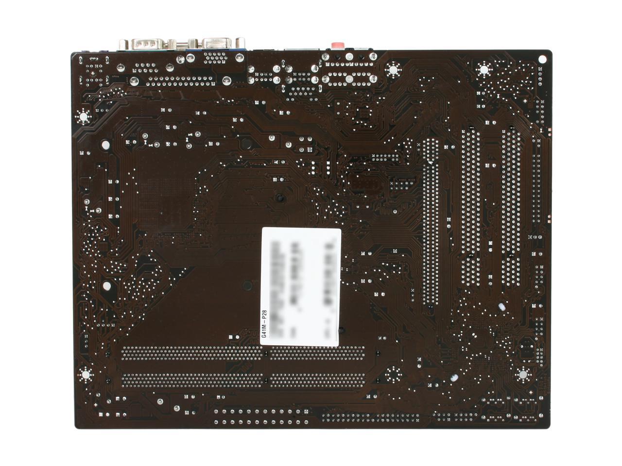 MSI G41M-P28 LGA 775 Micro ATX Intel Motherboard - Newegg.com