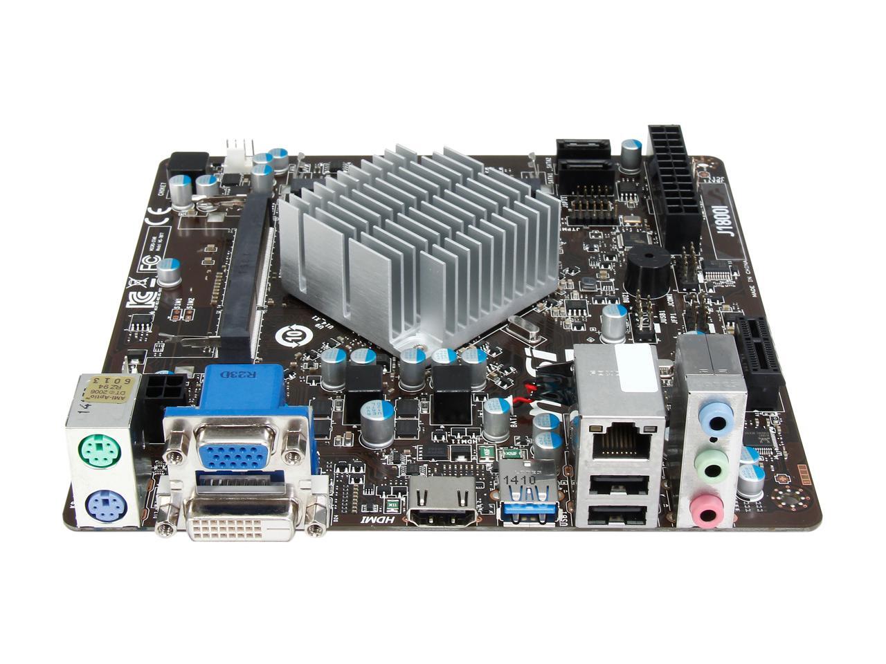 MSI J1800I Intel Celeron J1800 2.41GHz Mini ITX Motherboard / CPU / VGA Combo - Newegg.com