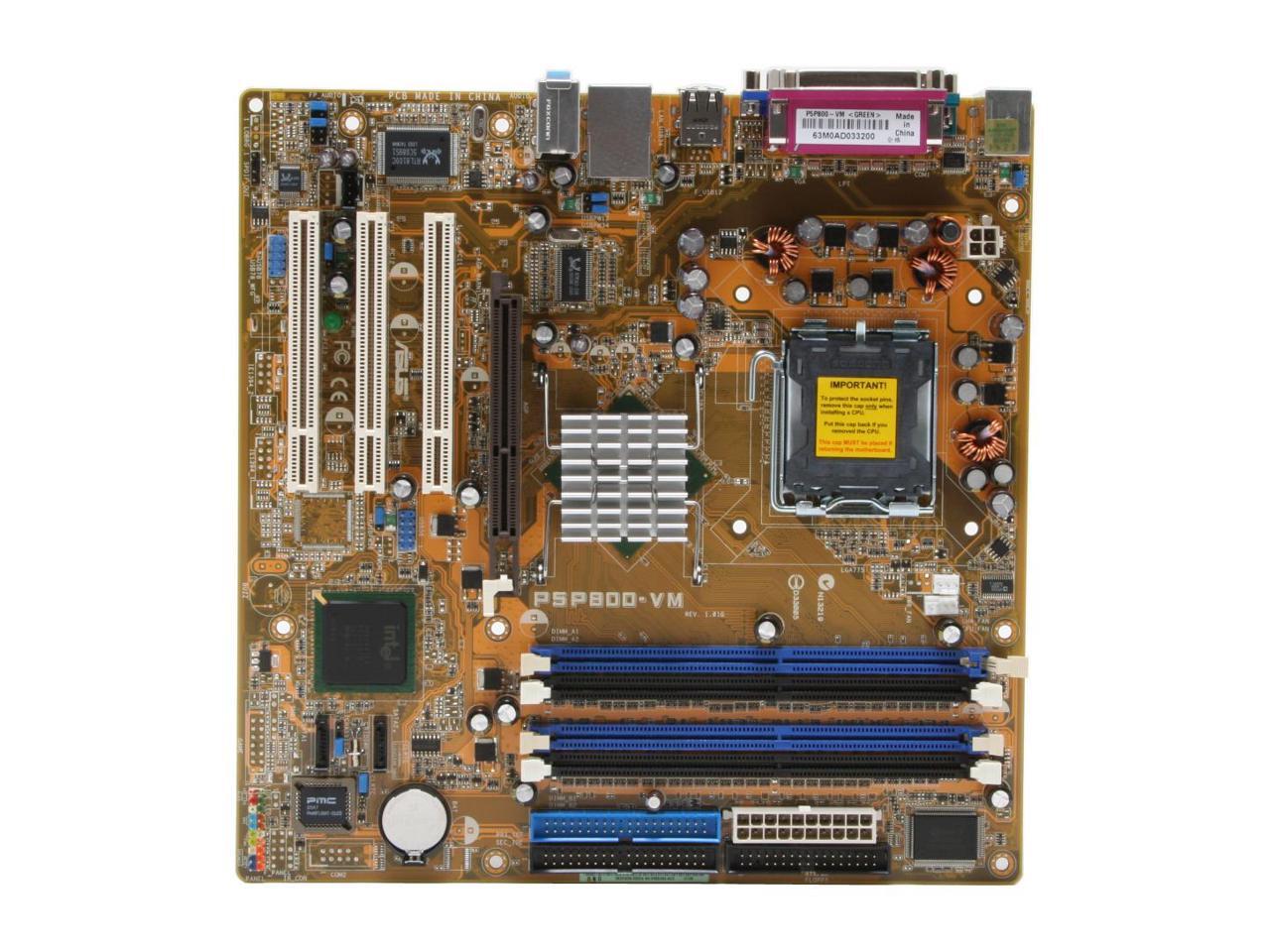ASUS P5P800-VM LGA 775 Micro ATX Intel Motherboard - Newegg.com