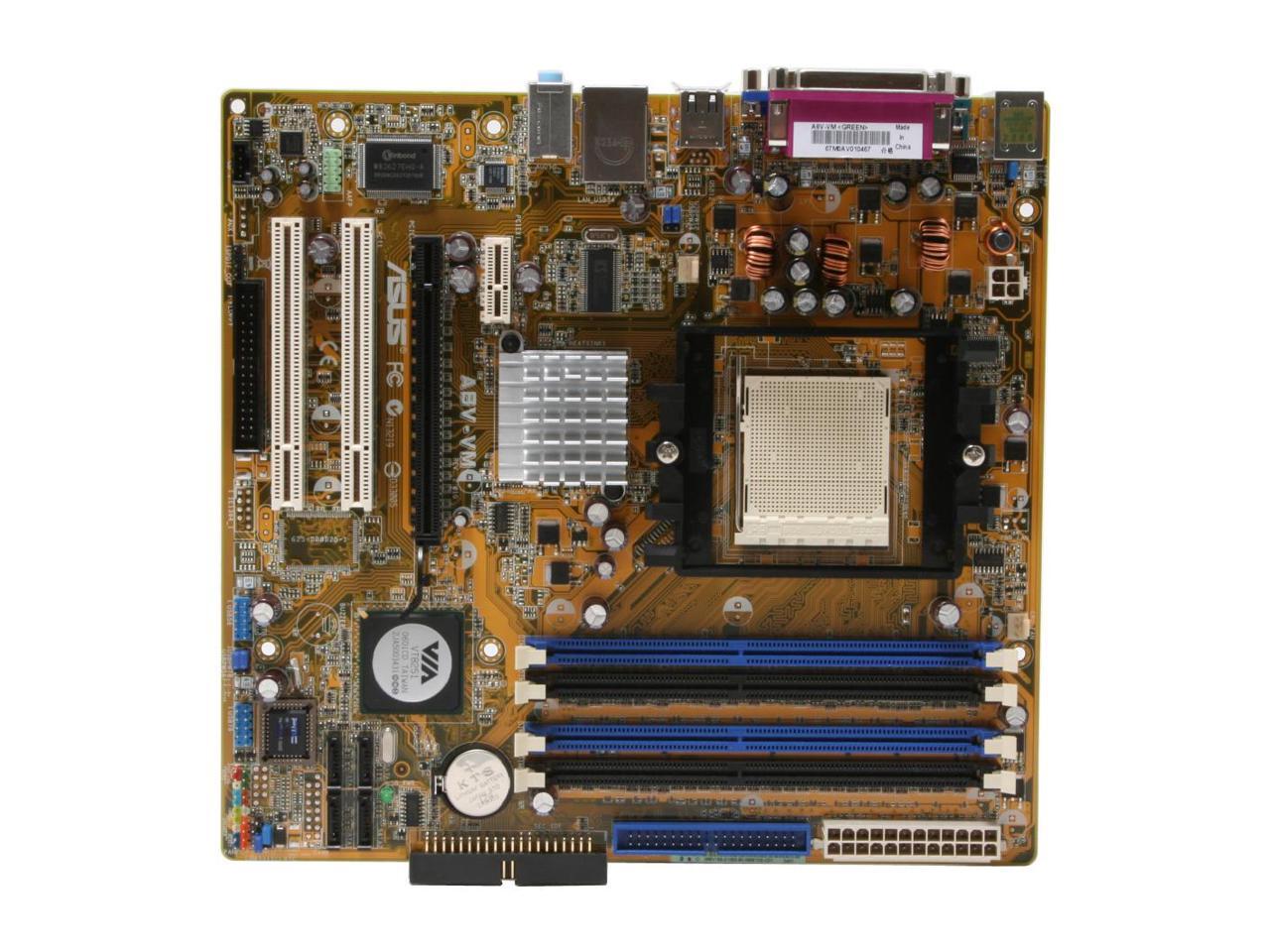 ASUS A8V-VM 939 Micro ATX AMD Motherboard - Newegg.com