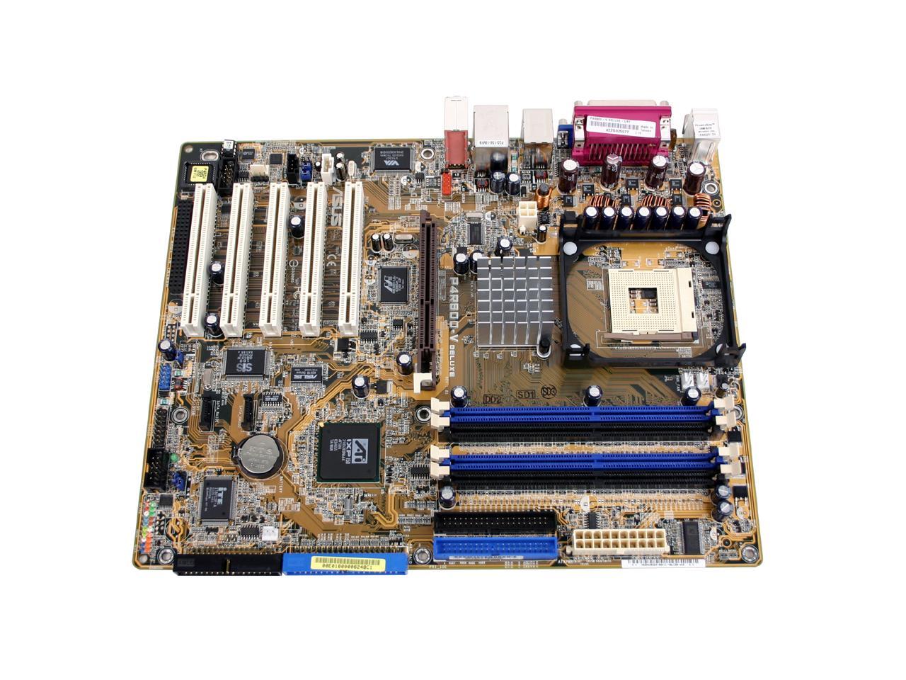 ASUS P4R800-V DELUXE Socket 478 ATX Intel Motherboard - Newegg.com