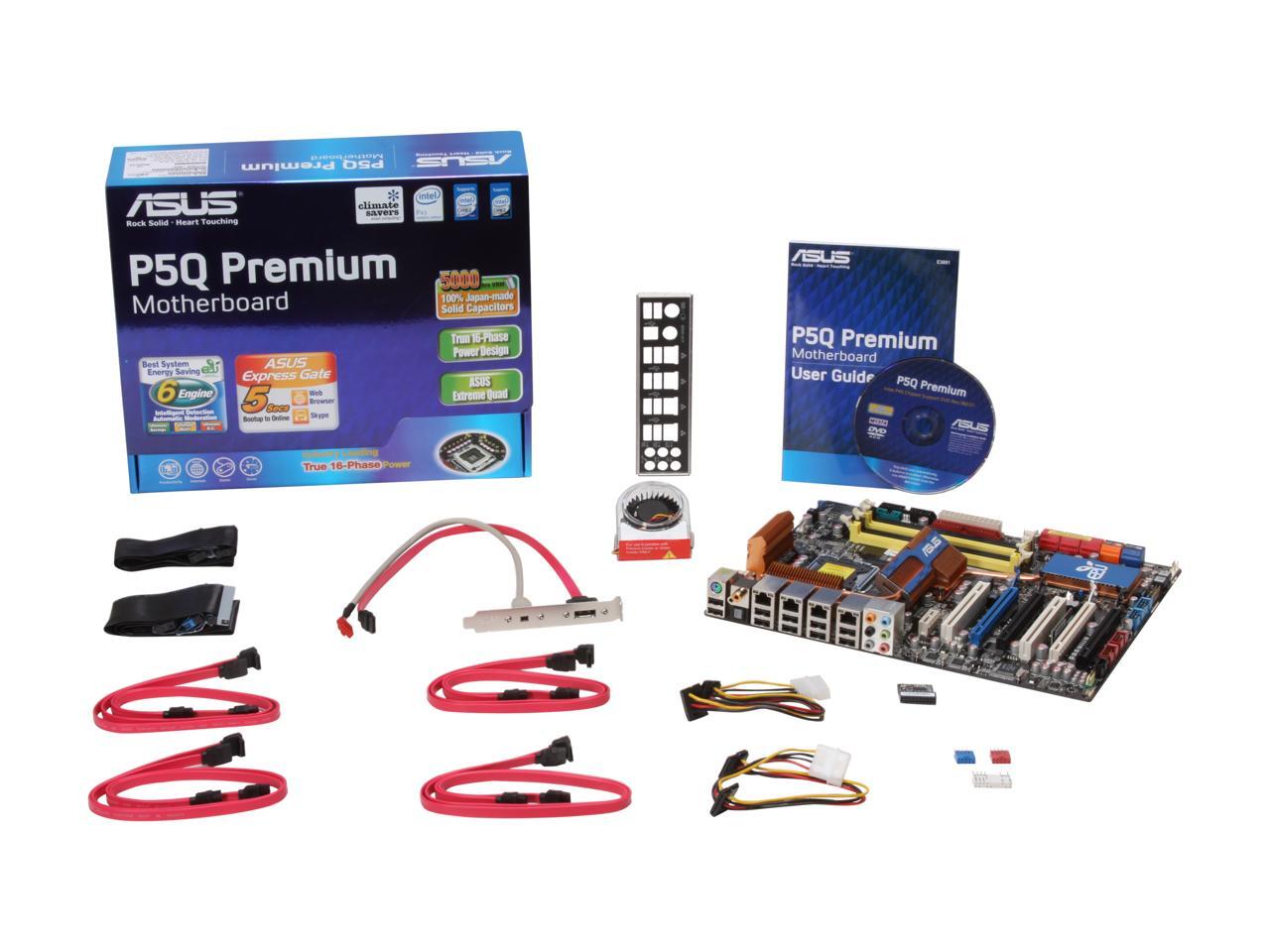 ASUS P5Q Premium LGA 775 ATX Intel Motherboard - Newegg.com