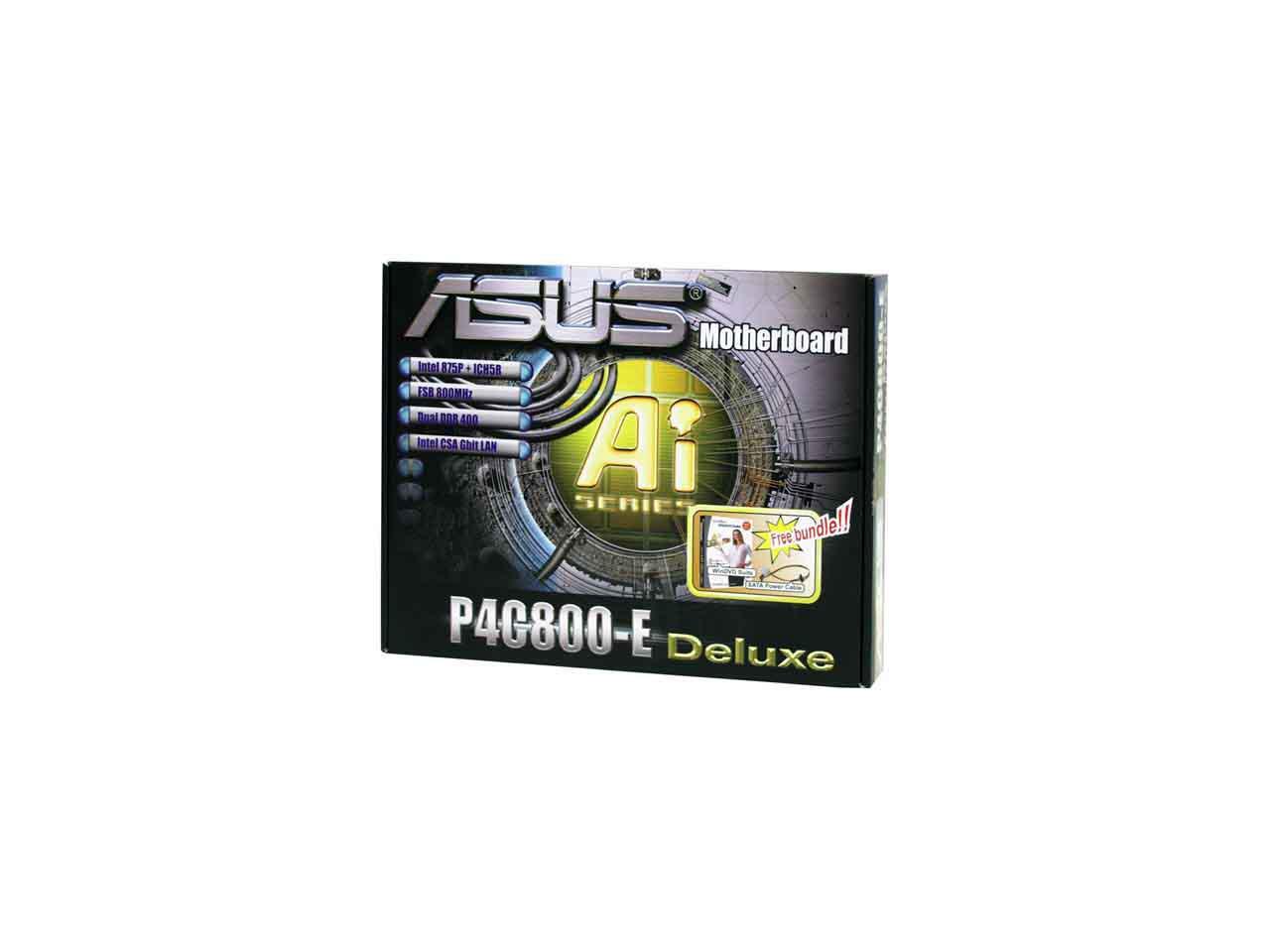 ASUS P4C800-E Deluxe Socket 478 ATX Intel Motherboard - Newegg.ca