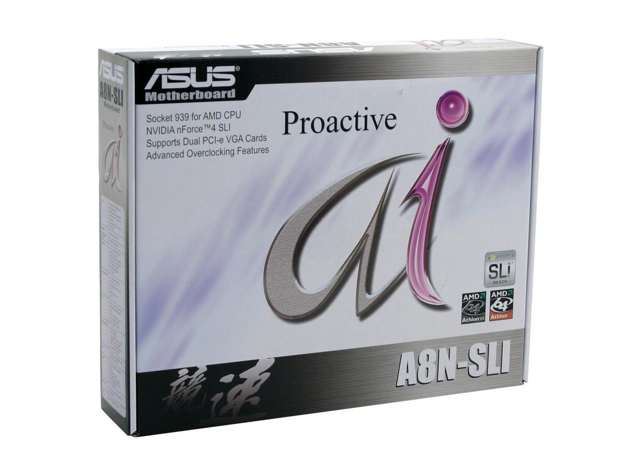 ASUS A8N-SLI 939 ATX AMD Motherboard - Newegg.com