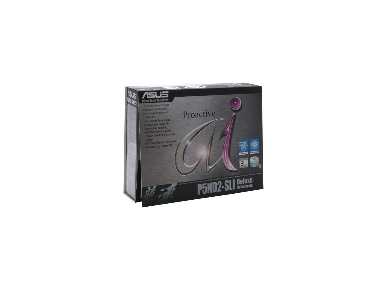 ASUS P5ND2-SLI Deluxe LGA 775 ATX Intel Motherboard - Newegg.com