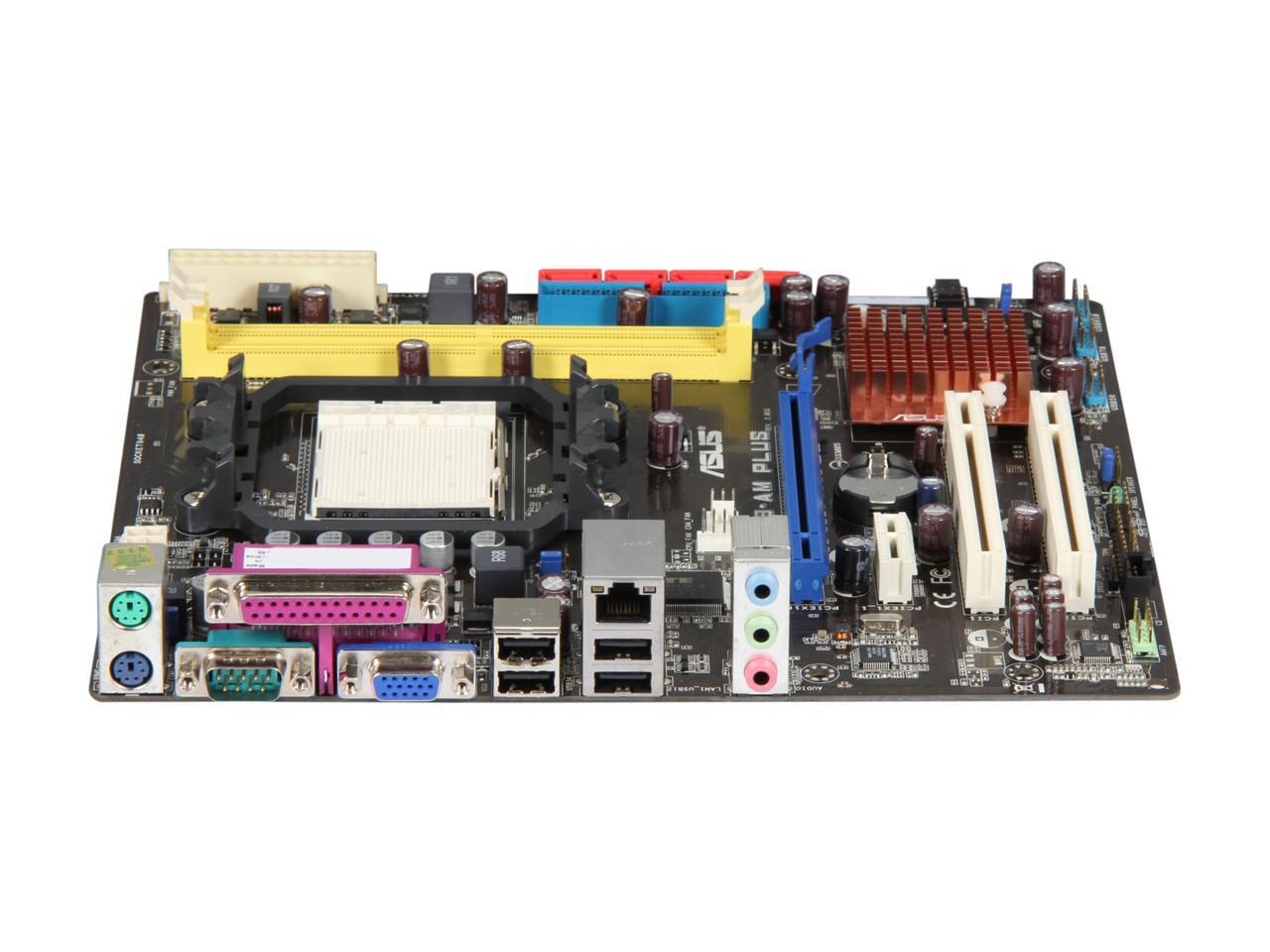 Refurbished: ASUS M2N68-AM PLUS AM3/AM2+/AM2 Micro ATX AMD Motherboard ...