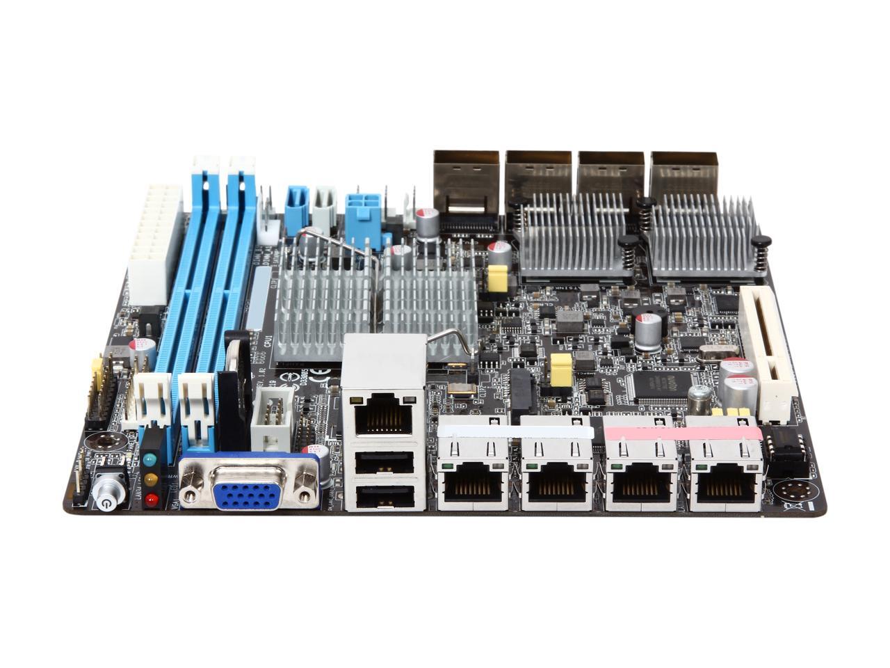 ASUS P9A-I/C2550/SAS/4L Mini ITX Green and Space-Saving Server Board ...