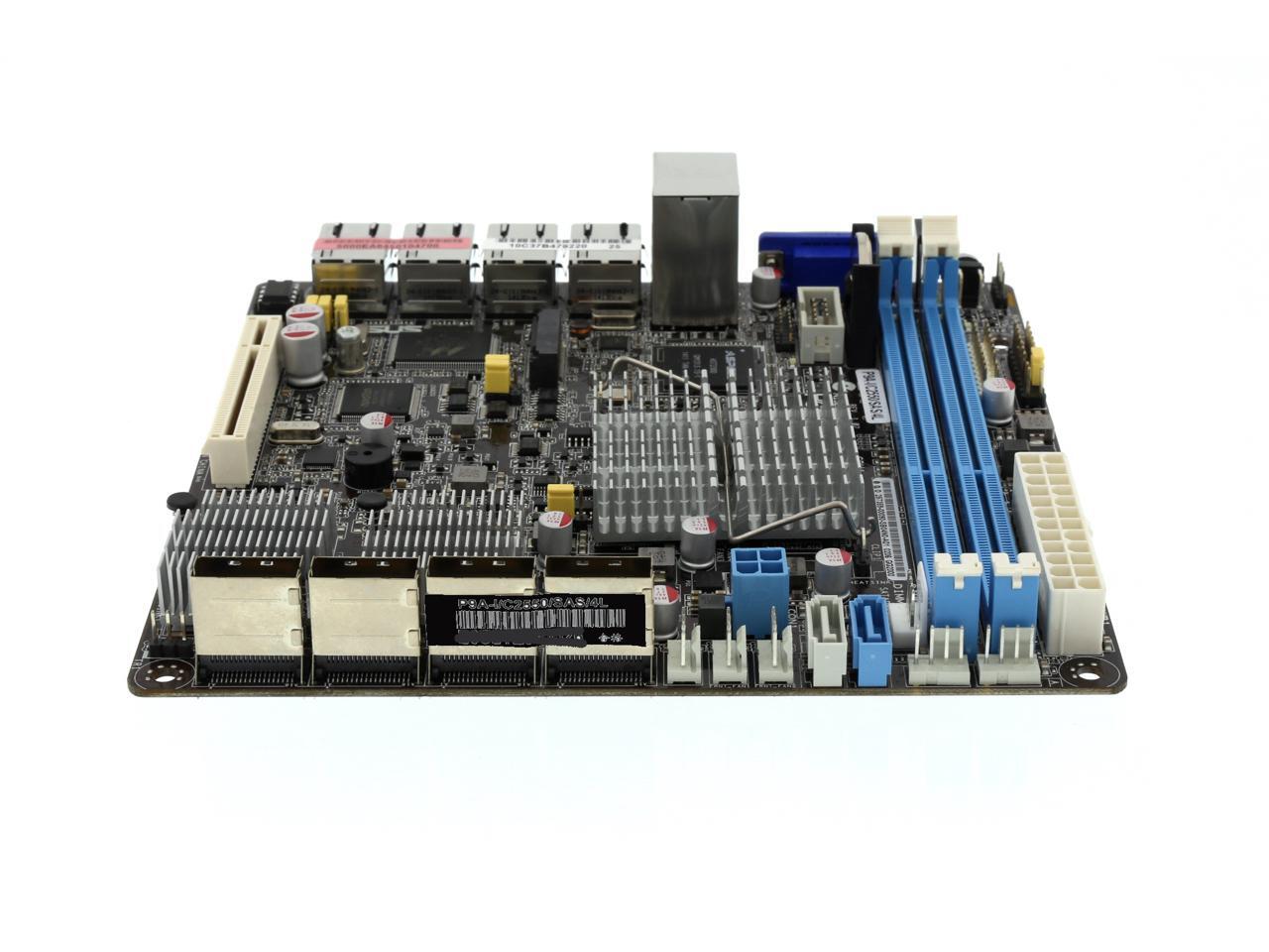 ASUS P9A-I/C2550/SAS/4L Mini ITX Green and Space-Saving Server Board ...