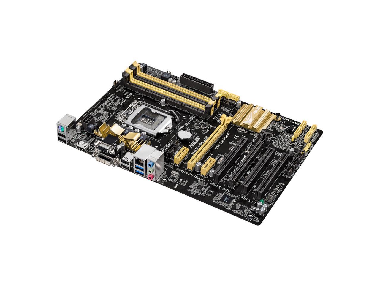 Refurbished: ASUS H87-PLUS LGA 1150 ATX Intel Motherboard with UEFI ...