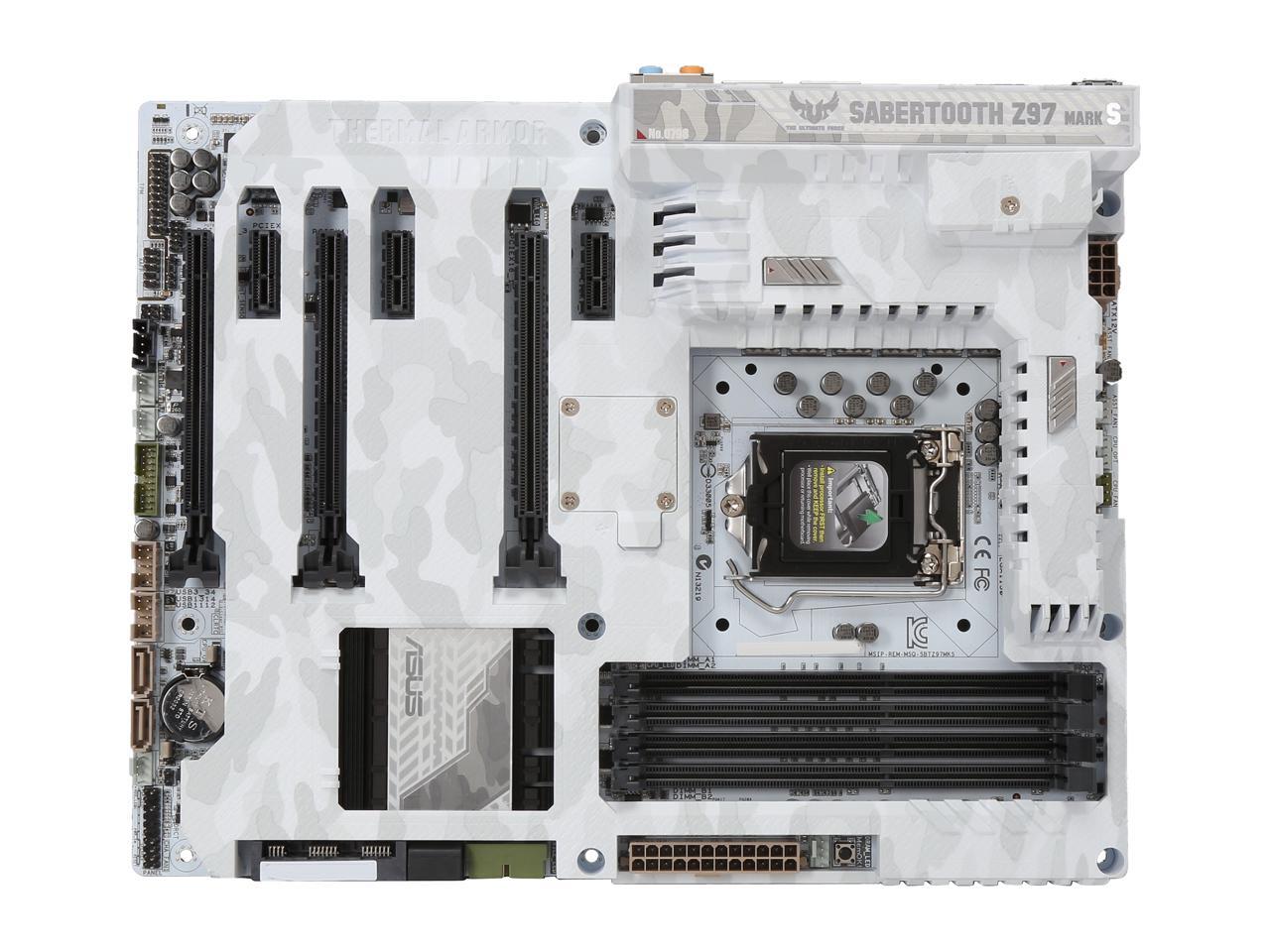 ASUS SABERTOOTH Z97 MARK S LGA 1150 ATX Motherboard - Newegg.ca