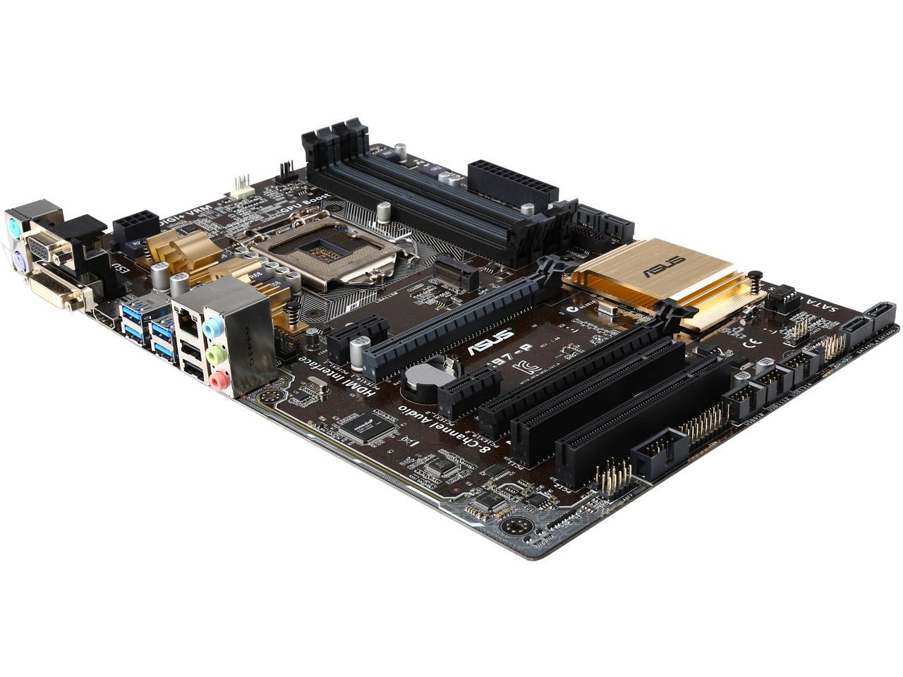 Refurbished: ASUS Z97-P LGA 1150 ATX Intel Motherboard - Newegg.com