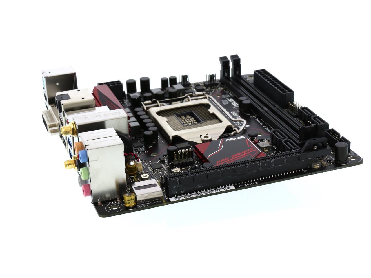 Open Box: ASUS ROG B150I PRO GAMING/WIFI/AURA LGA 1151 Mini ITX Intel ...
