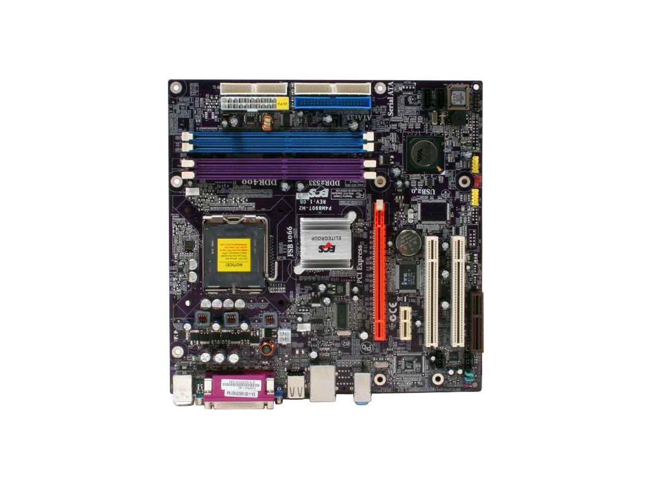 ECS P4M890T-M2 (V1.0B) LGA 775 Micro ATX Intel Motherboard - Newegg.com