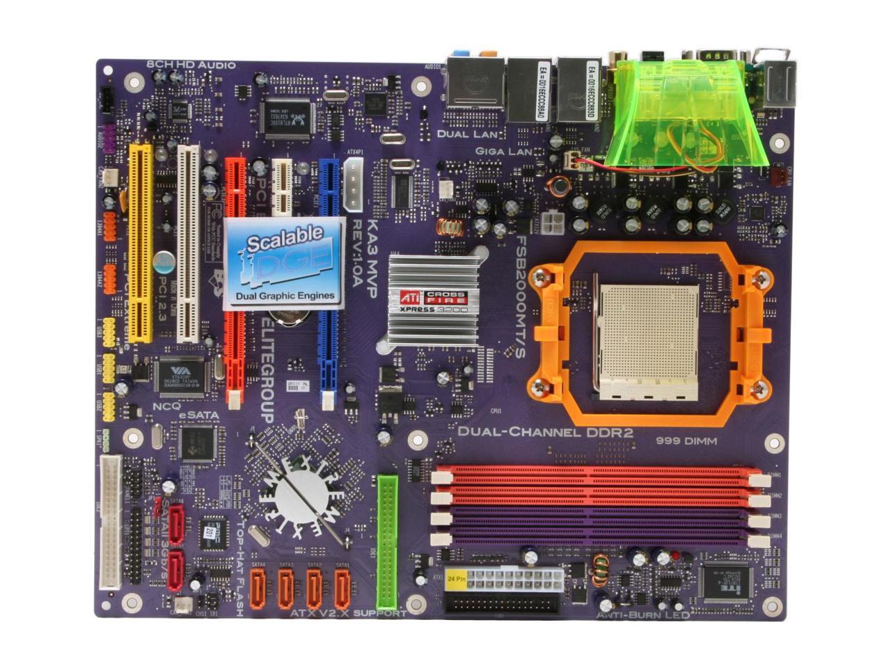 ECS KA3 MVP (V1.0A) AM2 ATX AMD Motherboard - Newegg.com ECS KA3 MVP (V1.0A) AM2 ATX AMD Motherboard - Newegg.com
