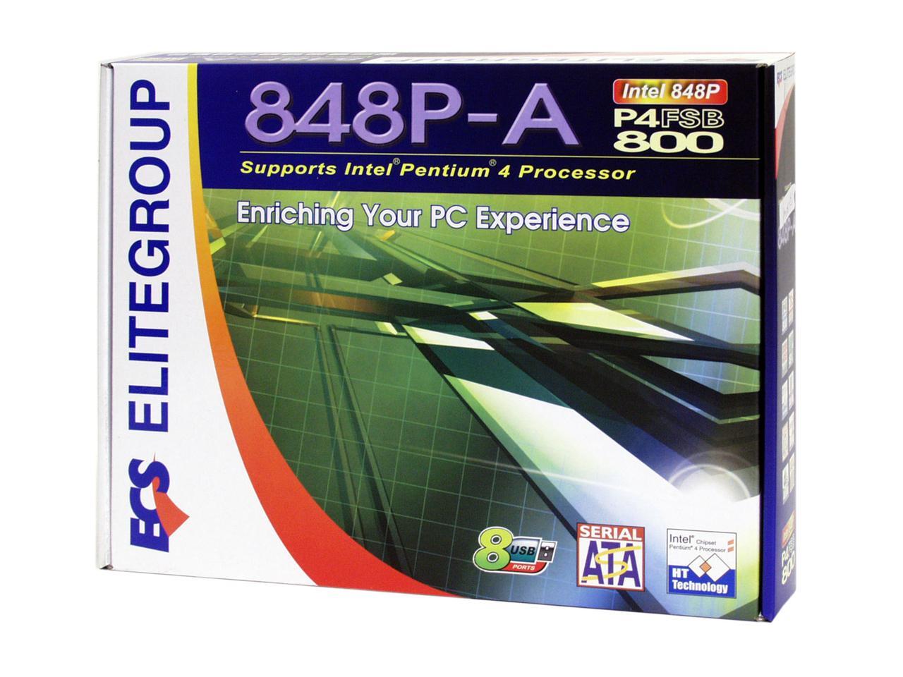 ECS |848P-A Socket 478 ATX Intel Motherboard - Newegg.com