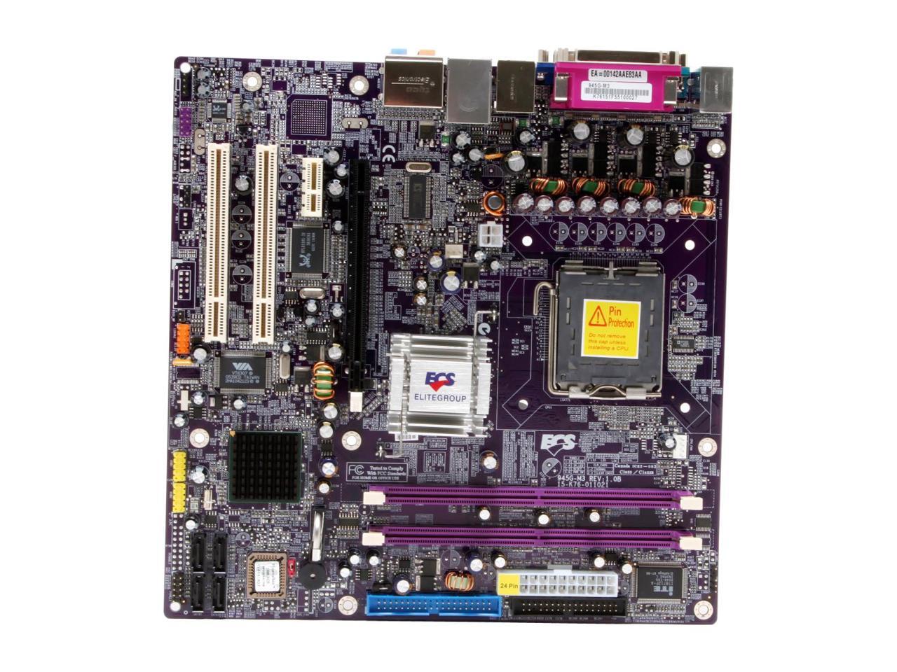 ECS 945G-M3 (1.0b) LGA 775 Micro ATX Intel Motherboard - Newegg.com