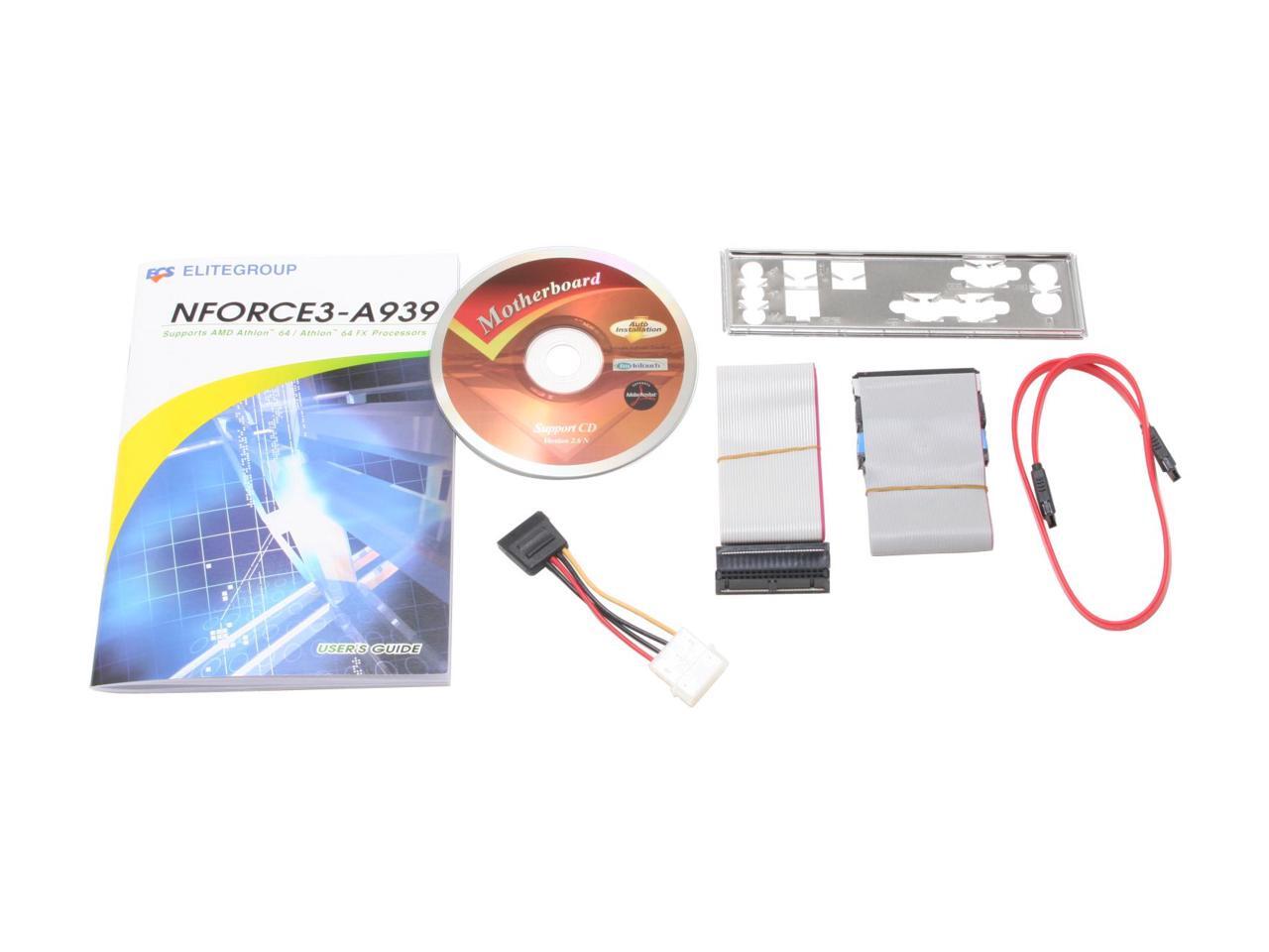 ECS NFORCE3-A939 (1.0A) 939 ATX AMD Motherboard - Newegg.com