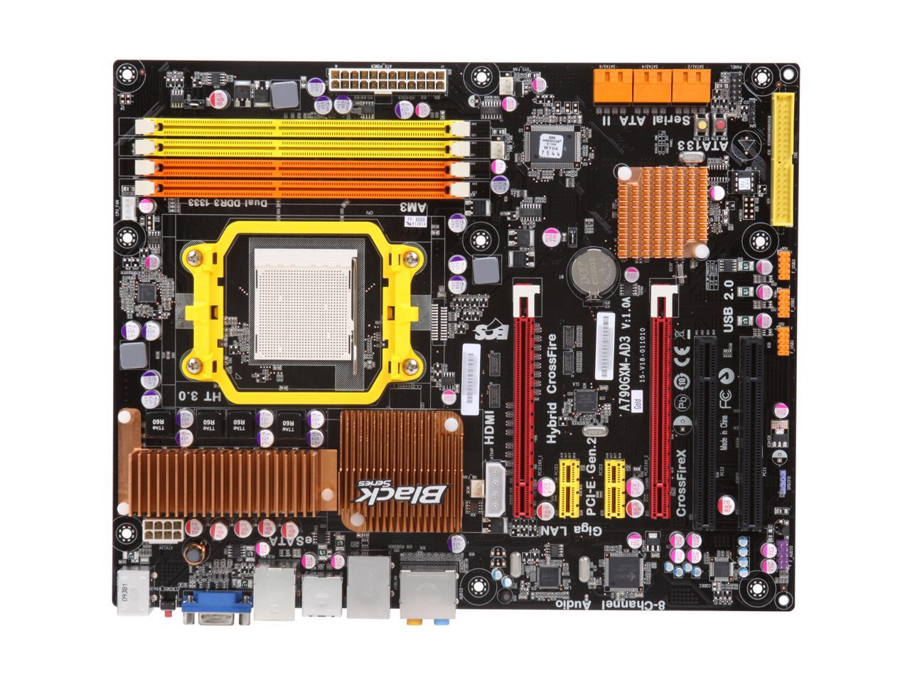 ECS A790GXM-AD3 GOLD(1.0A) AM3 ATX AMD Motherboard - Newegg.ca