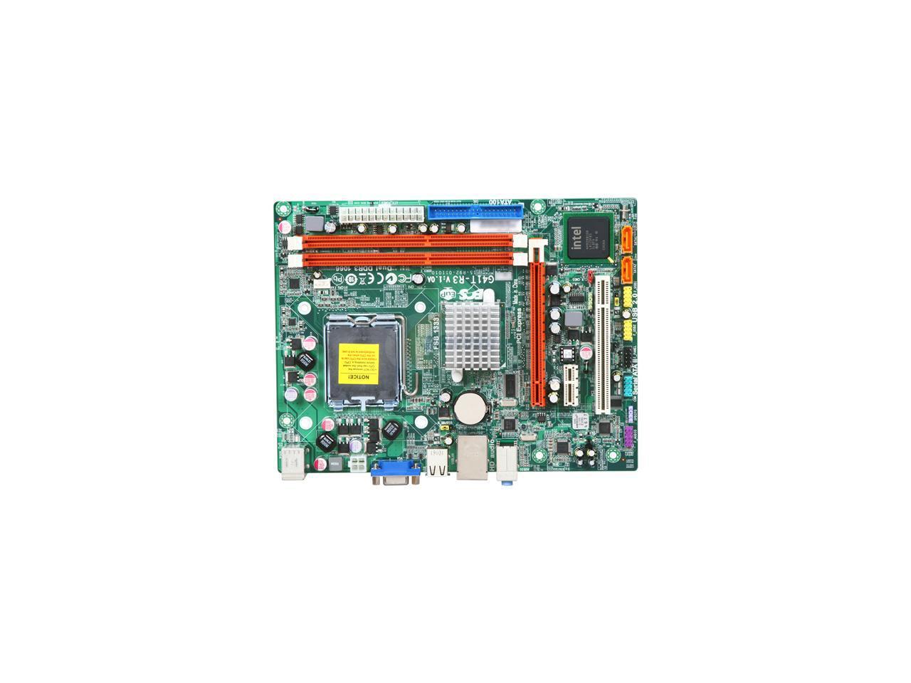 ECS G41T-R3(V1.0A) LGA 775 Micro ATX Intel Motherboard - Newegg.com