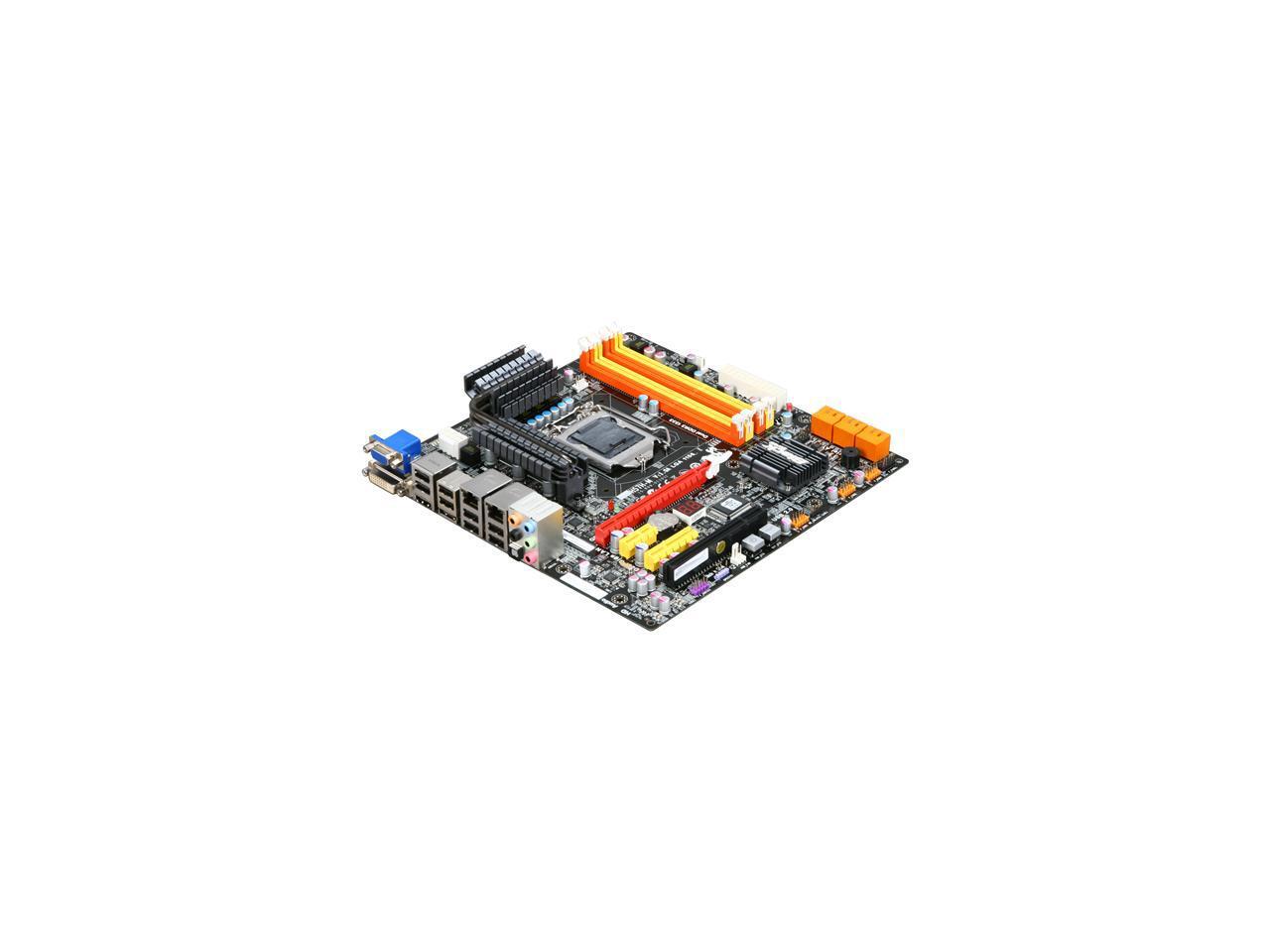 ECS H57H-M (V1.0A) Black Series LGA 1156 Intel H57 HDMI Micro ATX Intel ...