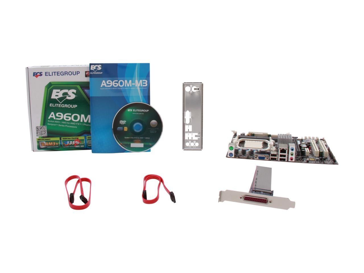 ECS A960M-M3 AM3+ Micro ATX AMD Motherboard - Newegg.ca