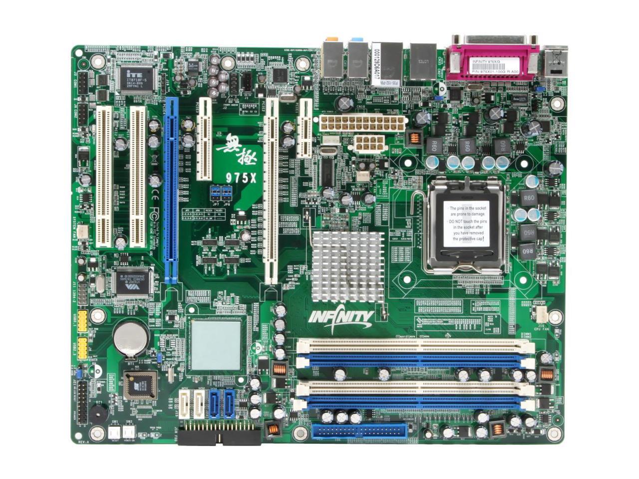 DFI INFINITY 975X LGA 775 ATX Intel Motherboard - Newegg.com