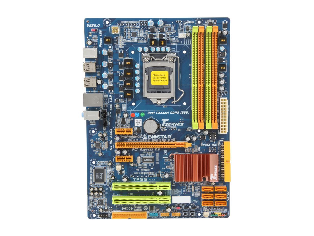 BIOSTAR TP55 LGA 1156 ATX Intel Motherboard - Newegg.ca