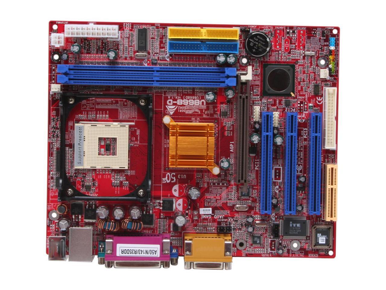 BIOSTAR U8668 D Socket 478 Micro ATX Intel Motherboard - Newegg.ca