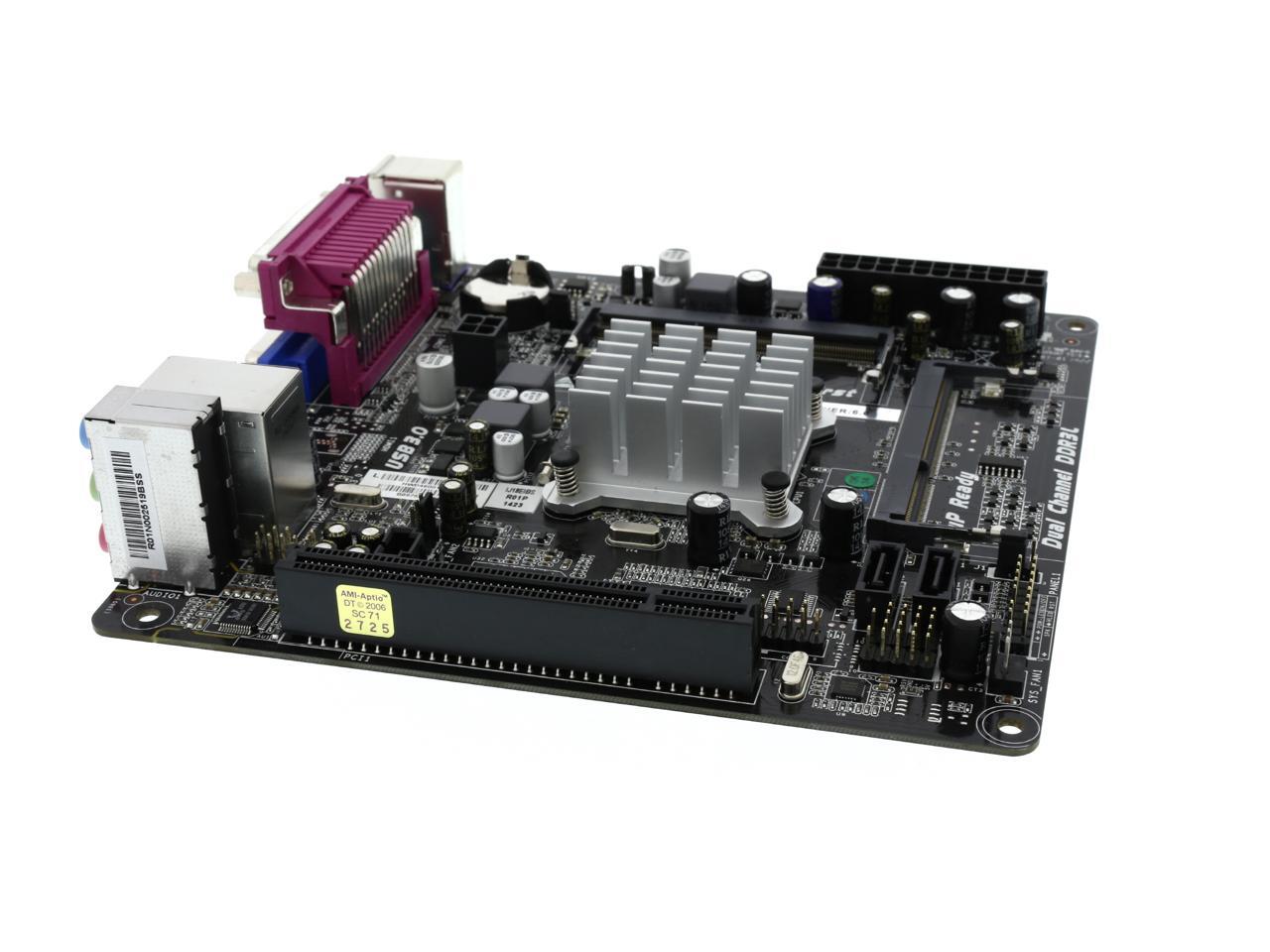 BIOSTAR J1800NP Intel Celeron J1800 2.41GHz Mini ITX Motherboard / CPU / VGA Combo - Newegg.com
