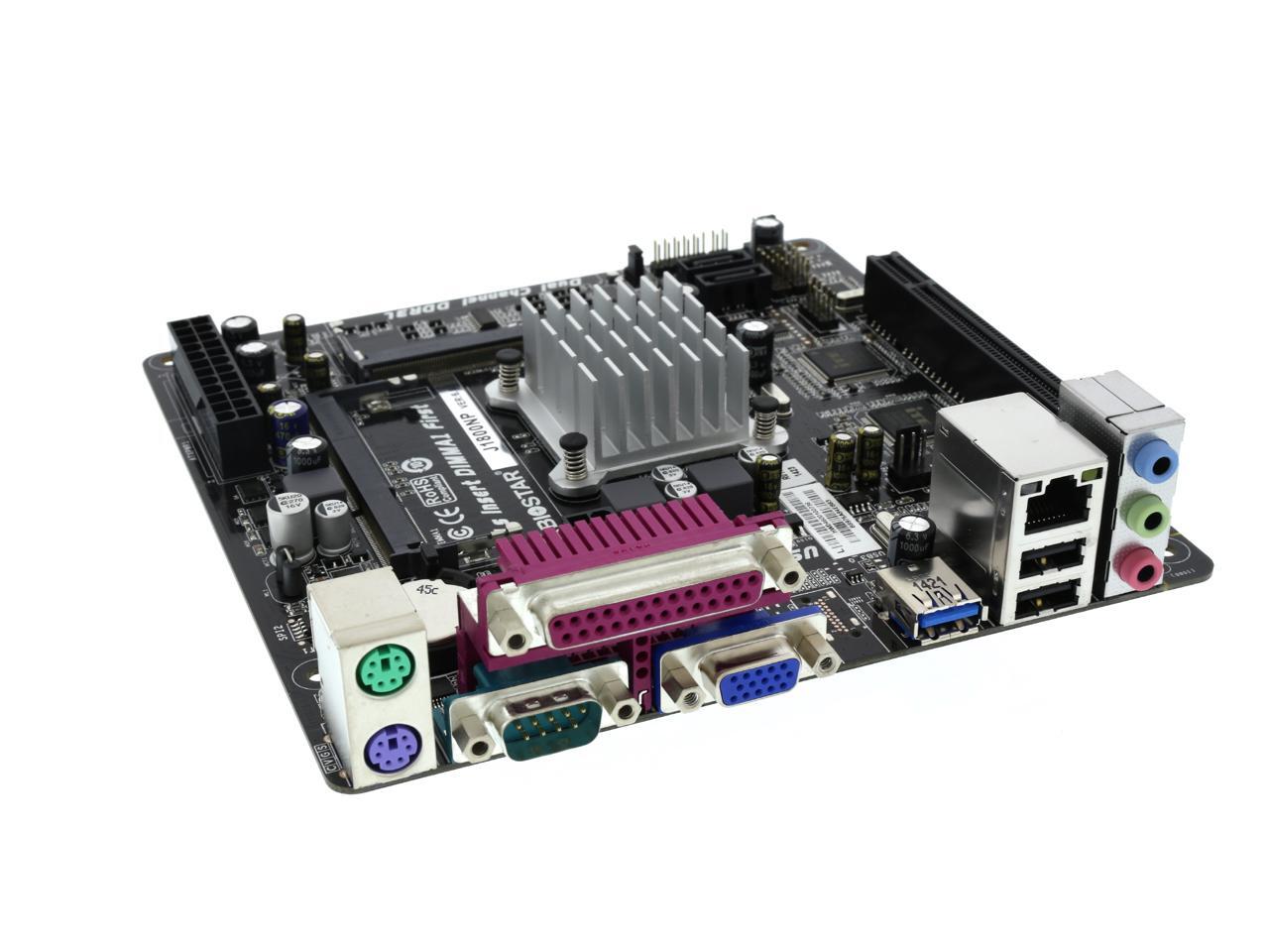 BIOSTAR J1800NP Intel Celeron J1800 2.41GHz Mini ITX Motherboard / CPU / VGA Combo - Newegg.com