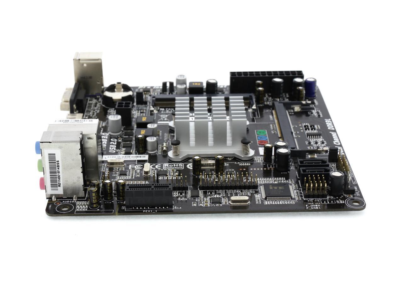 BIOSTAR J1800NH3 Intel Celeron J1800 (2.41GHz) Dual-Core Processor Mini ITX Motherboard / CPU ...