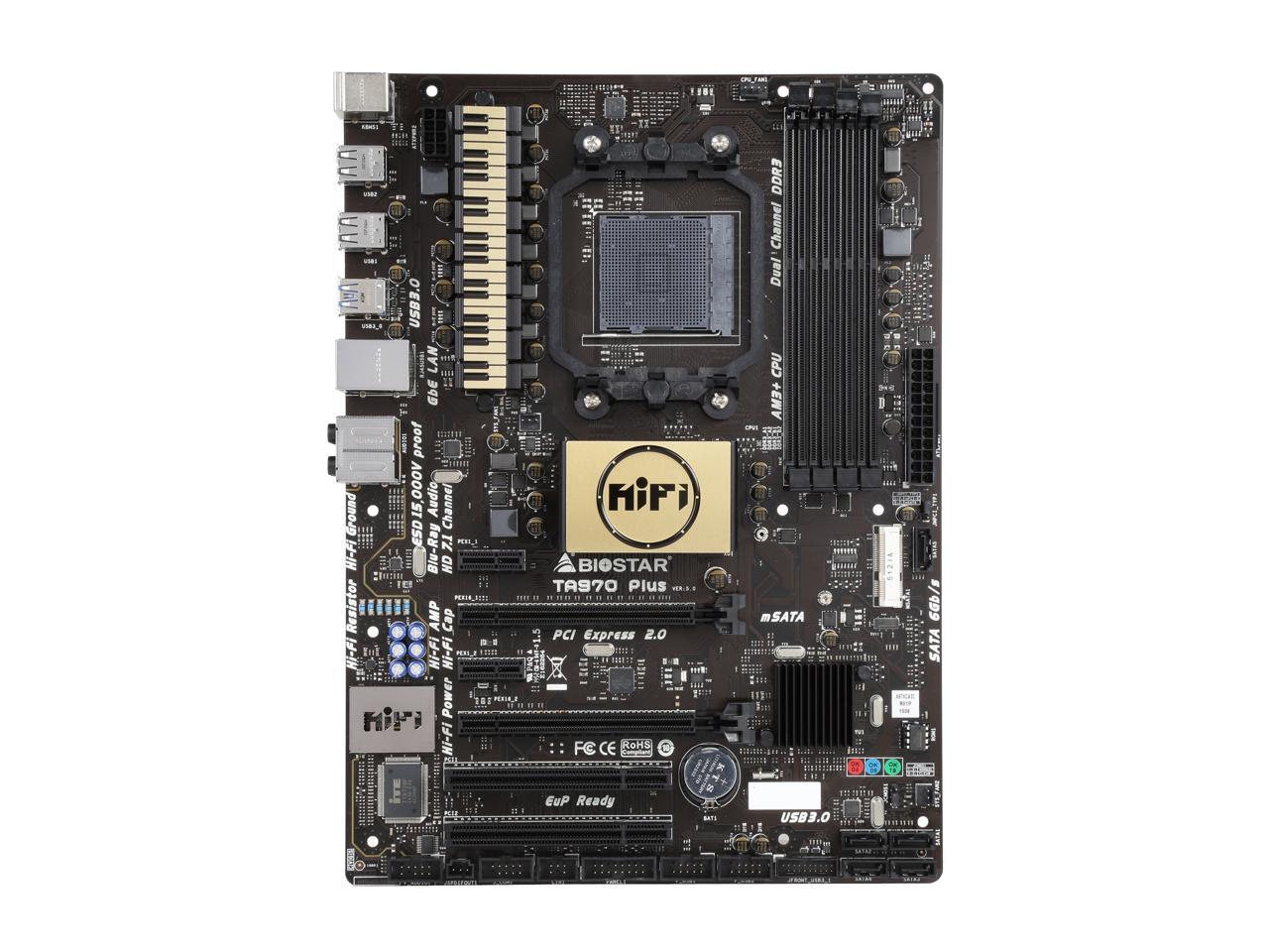 BIOSTAR TA970 Plus AM3+ ATX Motherboards - AMD - Newegg.ca