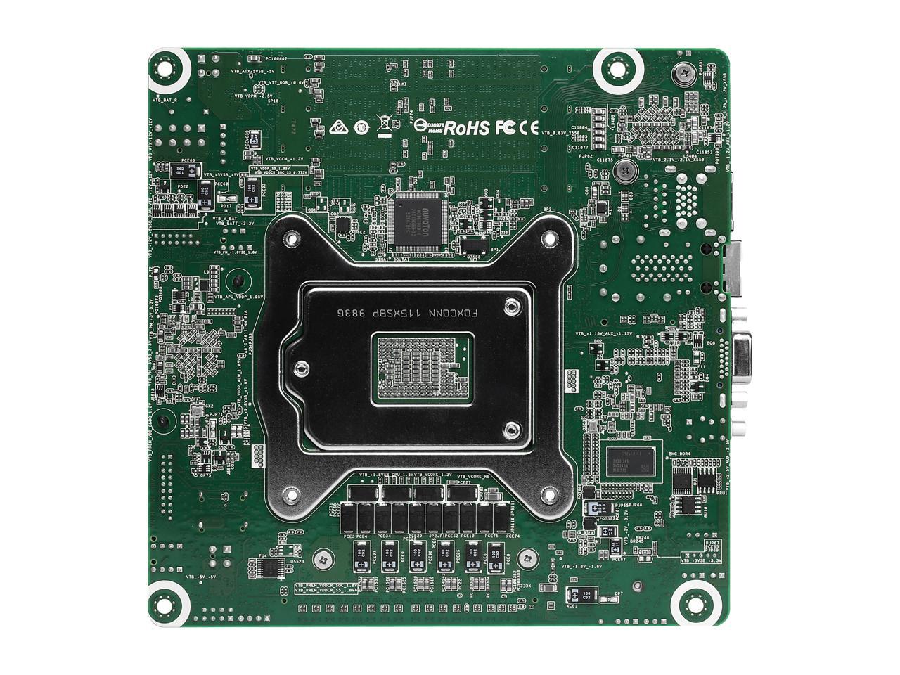 AsRock Rack X570D4I-2T Mini-ITX Server Motherboard AM4 PGA 1331 X570 ...