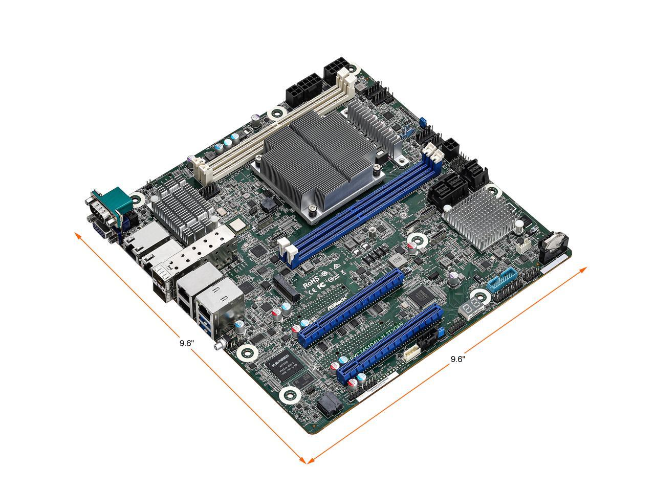 AsRock Rack EPYC3451D4U-2L2T2O8R Micro-ATX Server Motherboard AMD EPYC ...