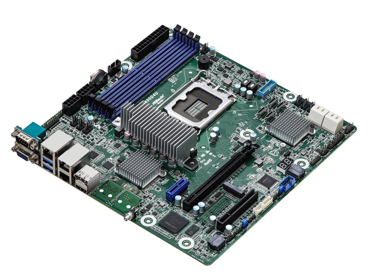 Asrock Rack Z690D4U Micro-ATX Server Motherboard 12th Gen Intel Core ...