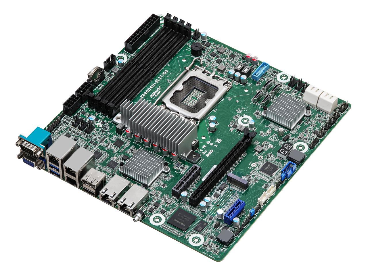 Asrock Rack Z690D4U-2L2T/G5 Micro-ATX Server Motherboard 14th Gen, 13th ...