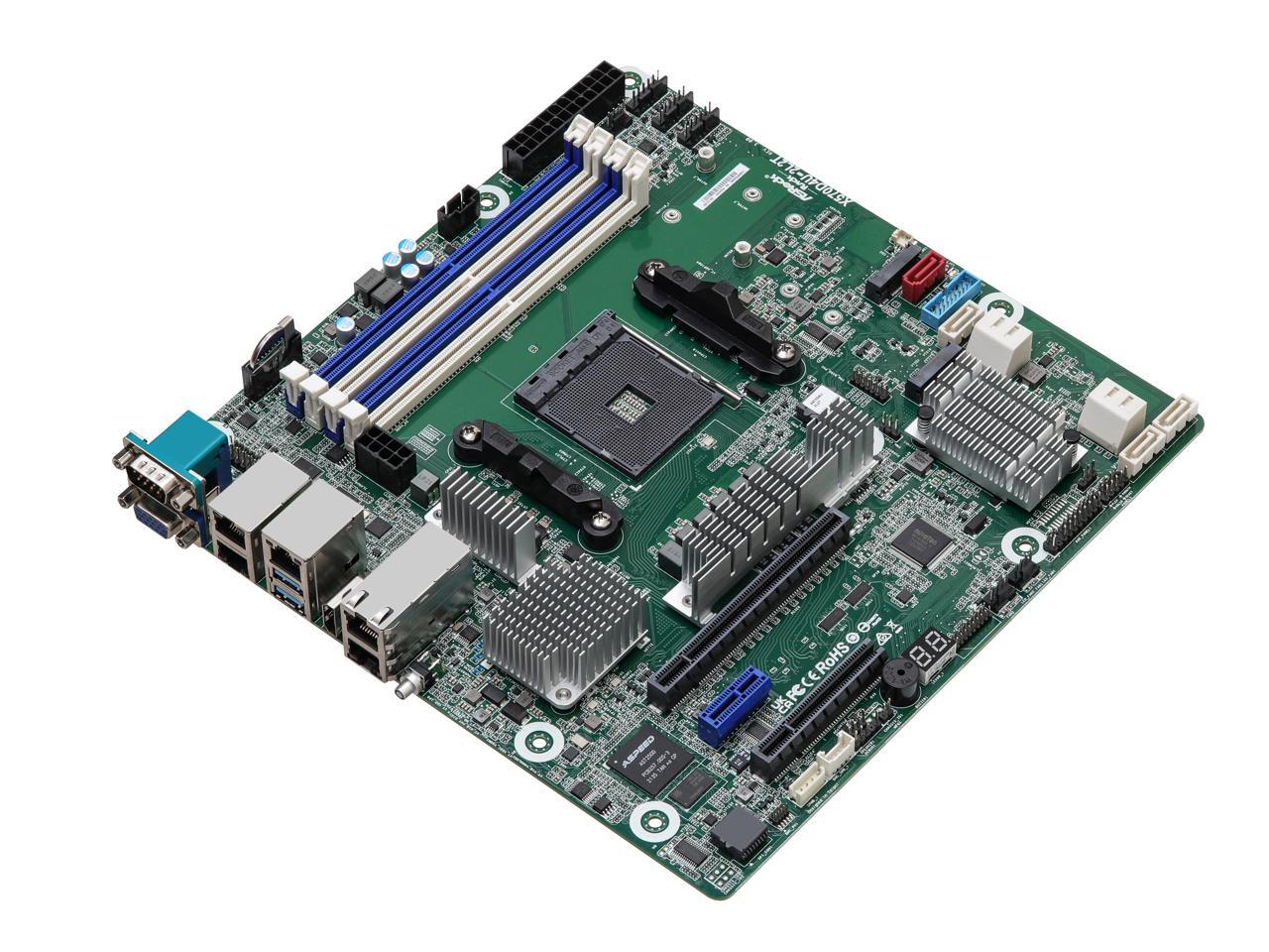 AsRock Rack X570D4U-2L2T Micro ATX Server Motherboard - Newegg.com