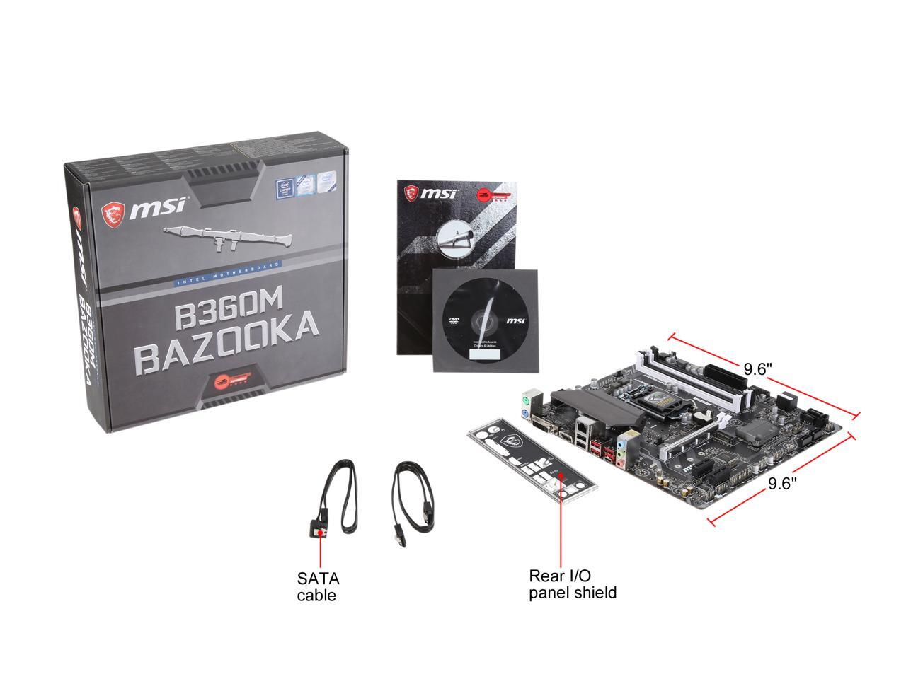 Refurbished: MSI ARSENAL GAMING B360M BAZOOKA LGA 1151 (300 Series ...