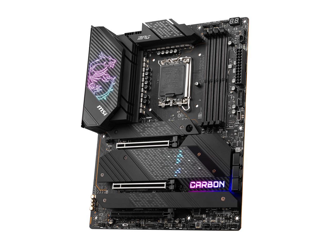 MSI MPG Z690 CARBON WIFI DDR5 LGA 1700 ATX Intel Motherboard Newegg