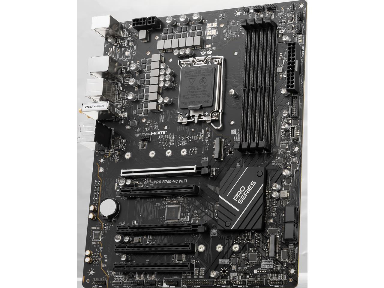 MSI PRO B760-VC WIFI LGA 1700 ATX Motherboard - Newegg.ca