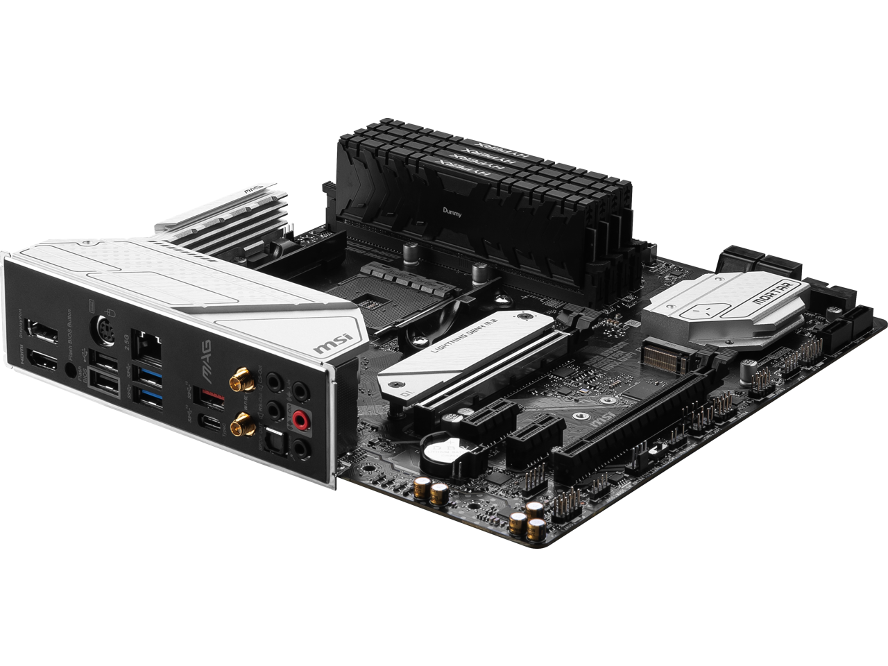MSI MAG B550M MORTAR MAX WIFI DDR4 AM4 AMD B550 SATA 6Gb/s Micro-ATX Wi ...