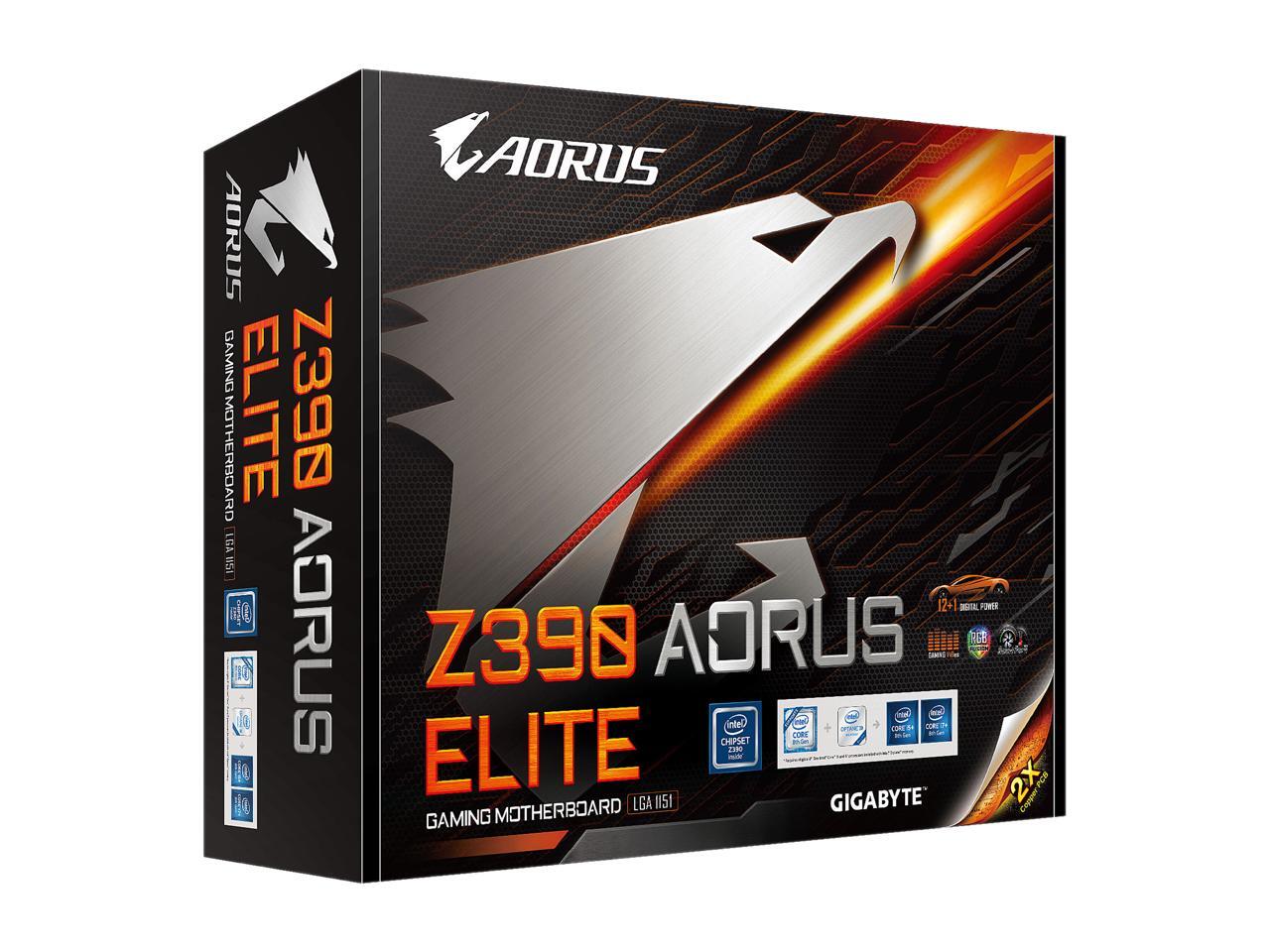 GIGABYTE Z390 AORUS ELITE LGA 1151 ATX Intel Motherboard - Newegg.com
