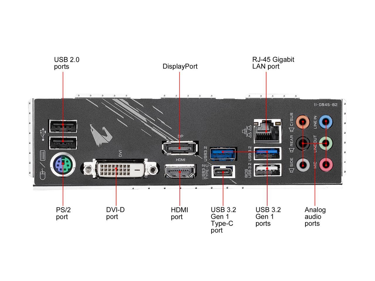 GIGABYTE B460M AORUS PRO LGA 1200 Intel B460 Micro-ATX Motherboard with ...