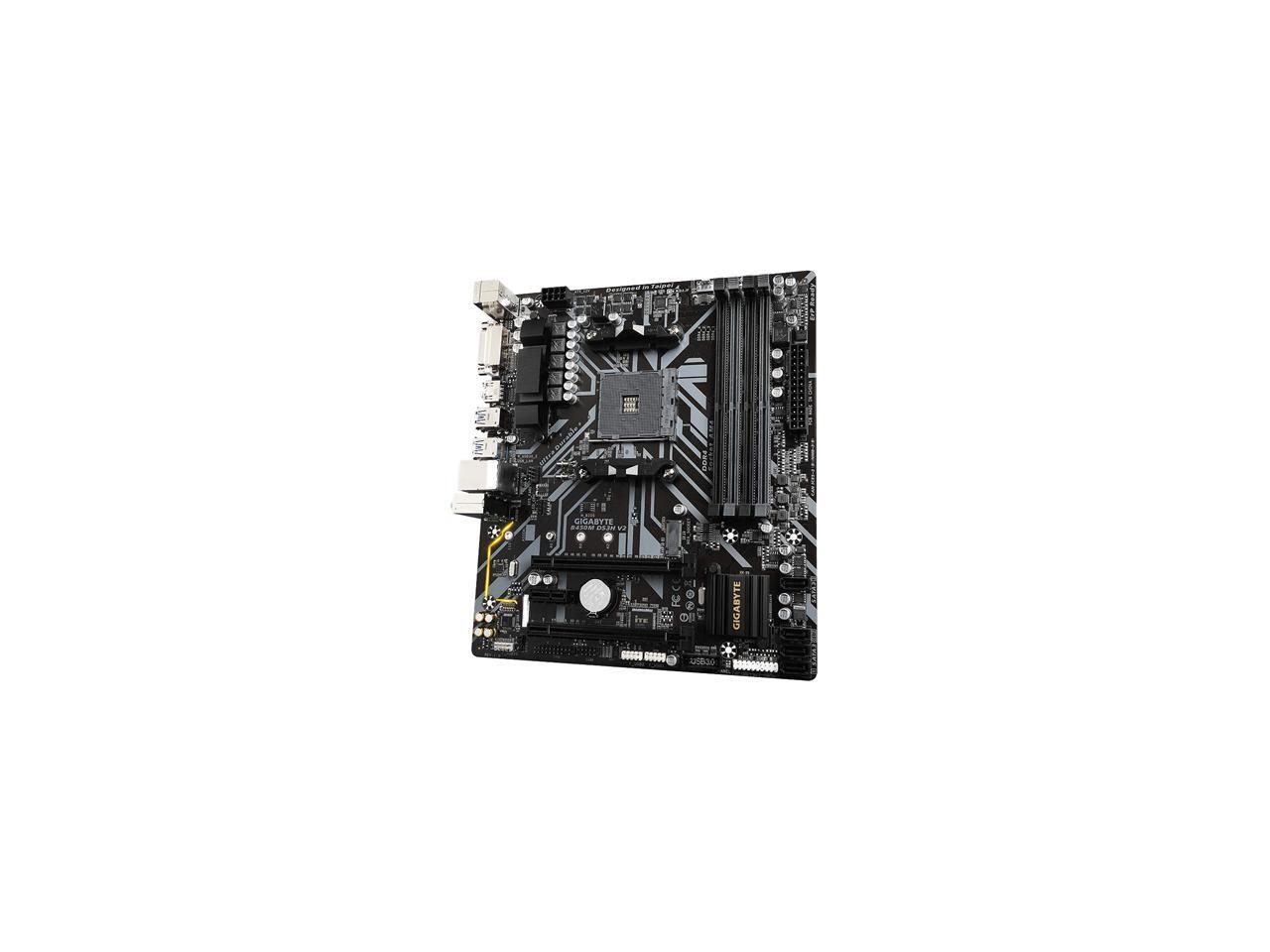 Open Box: GIGABYTE B450M DS3H WIFI V2-Y1 AMD Motherboard - Newegg.com Open Box: GIGABYTE B450M DS3H WIFI V2-Y1 AMD Motherboard - Newegg.com