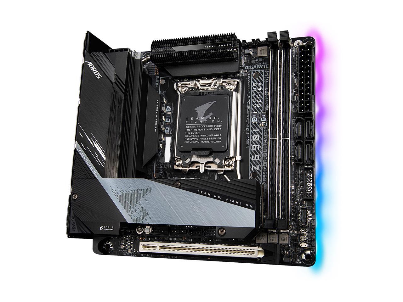 GIGABYTE Z690I AORUS ULTRA DDR4 LGA 1700 Intel Z690 Mini-ITX ...