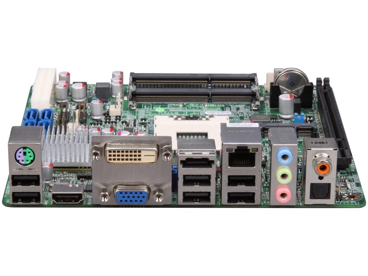 JetWay JNF98-QM57-LF Socket G (PGA 988) Mini ITX Intel Motherboard ...
