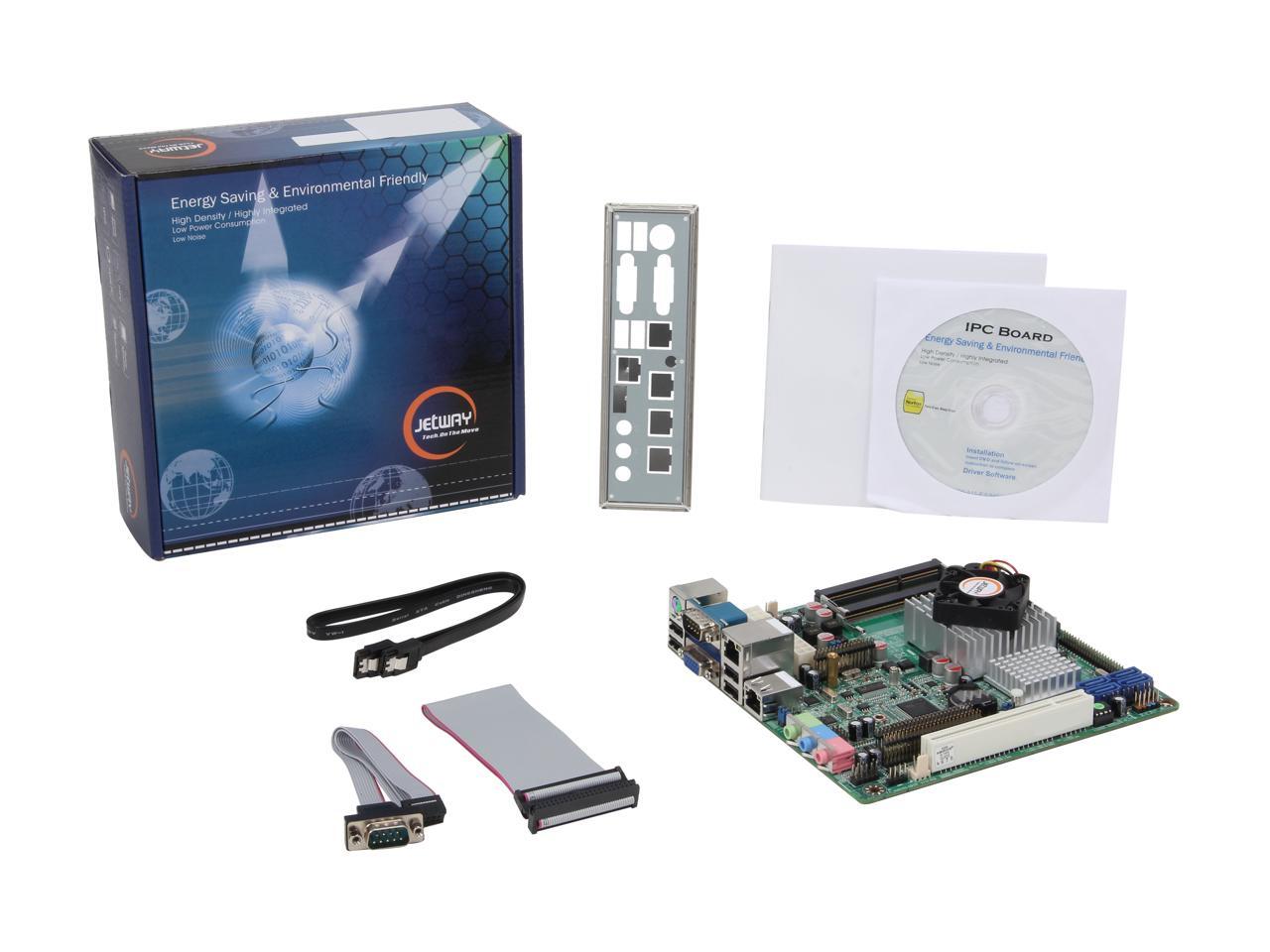 JetWay JNC9E-525 Intel Atom D525 (1.8GHz, dual core) Mini ITX Motherboard / CPU Combo - Newegg.com