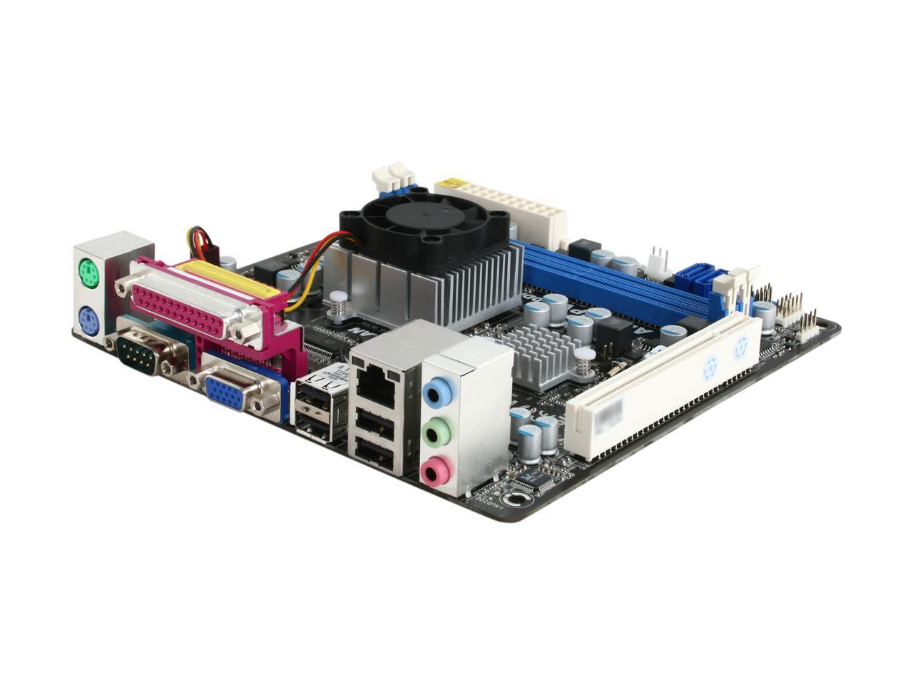 ASRock AD525PV3 Intel Atom D525 (1.8 GHz, Dual-Core) Mini ITX ...