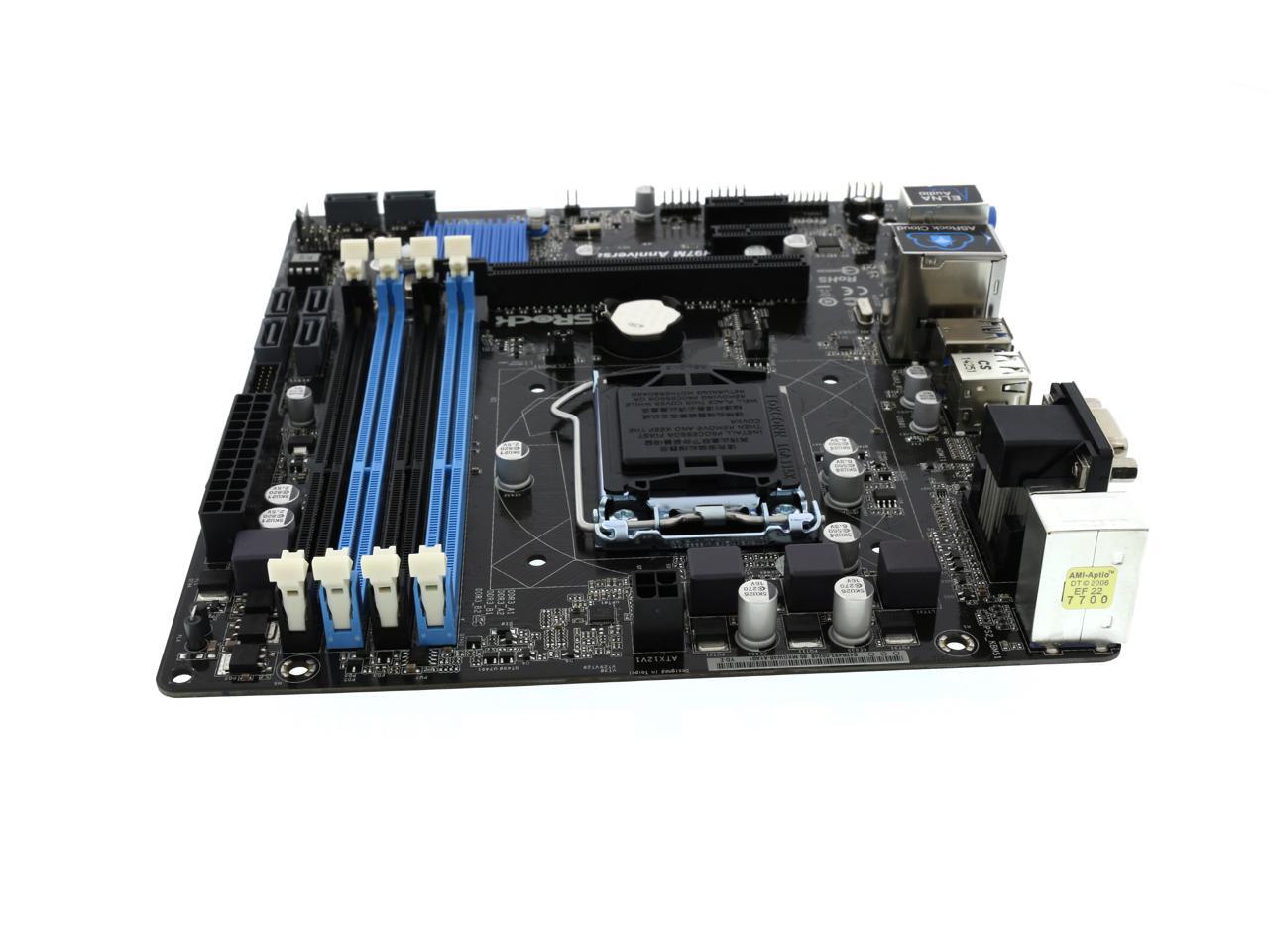 ASRock H97M Anniversary LGA 1150 Micro ATX Intel Motherboard - Newegg.com