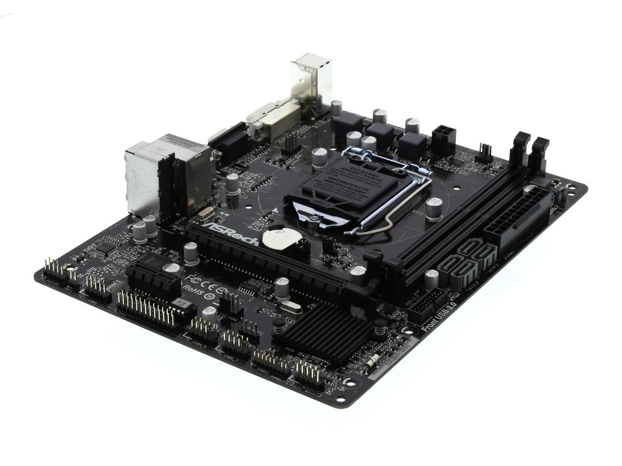 ASRock B85M-DGS LGA 1150 Micro ATX Intel Motherboard - Newegg.com